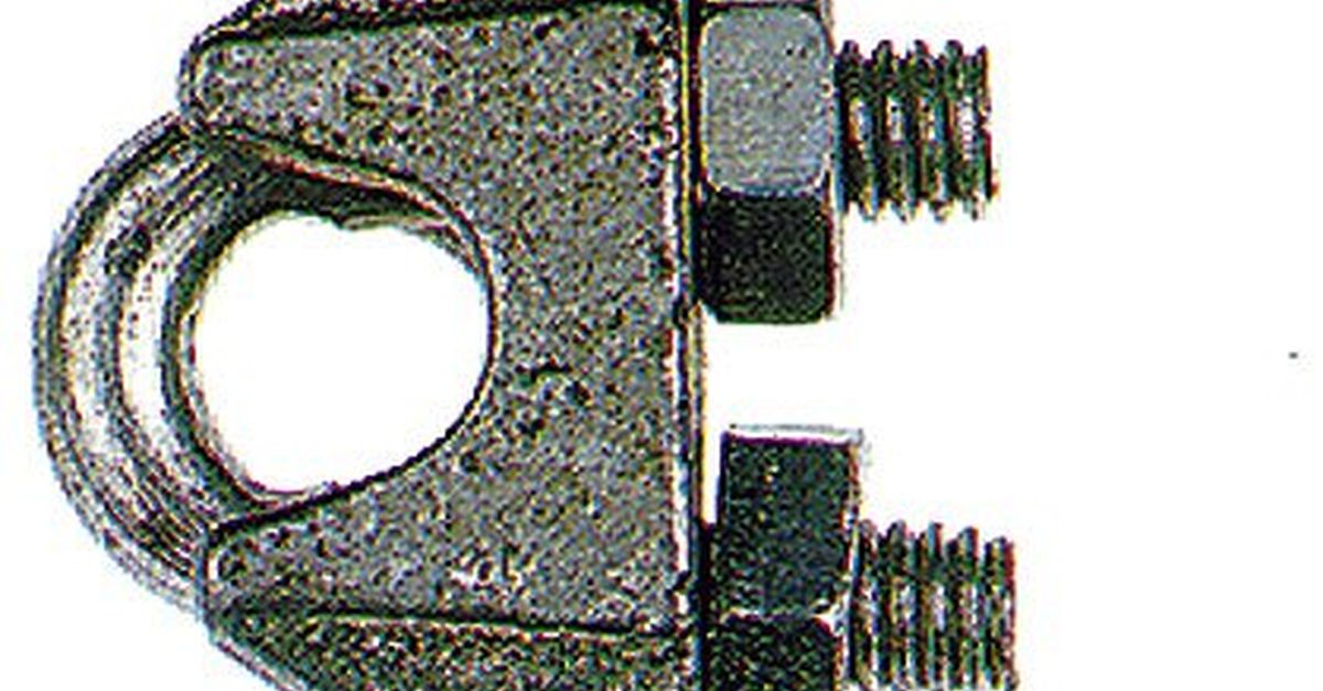 HUCK wire rope grips 3 mm (50 pieces) - Huck