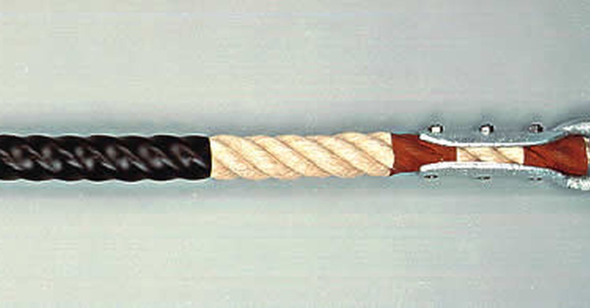 Climbing rope, 4 m long - Huck
