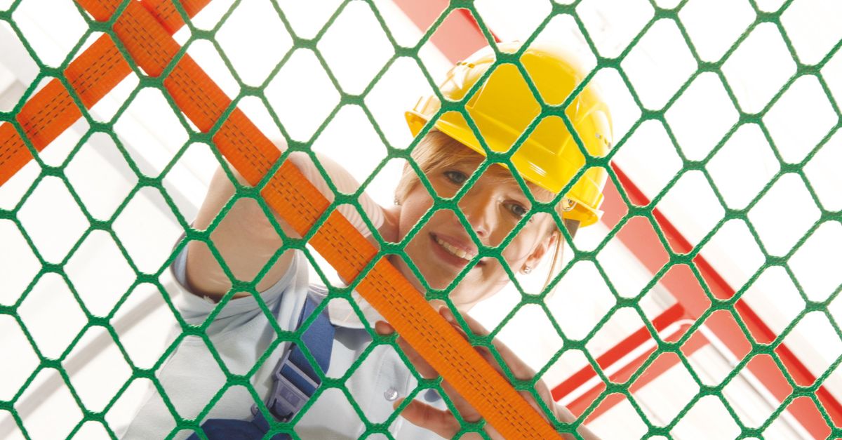 Safety nets for construction sites - Huck